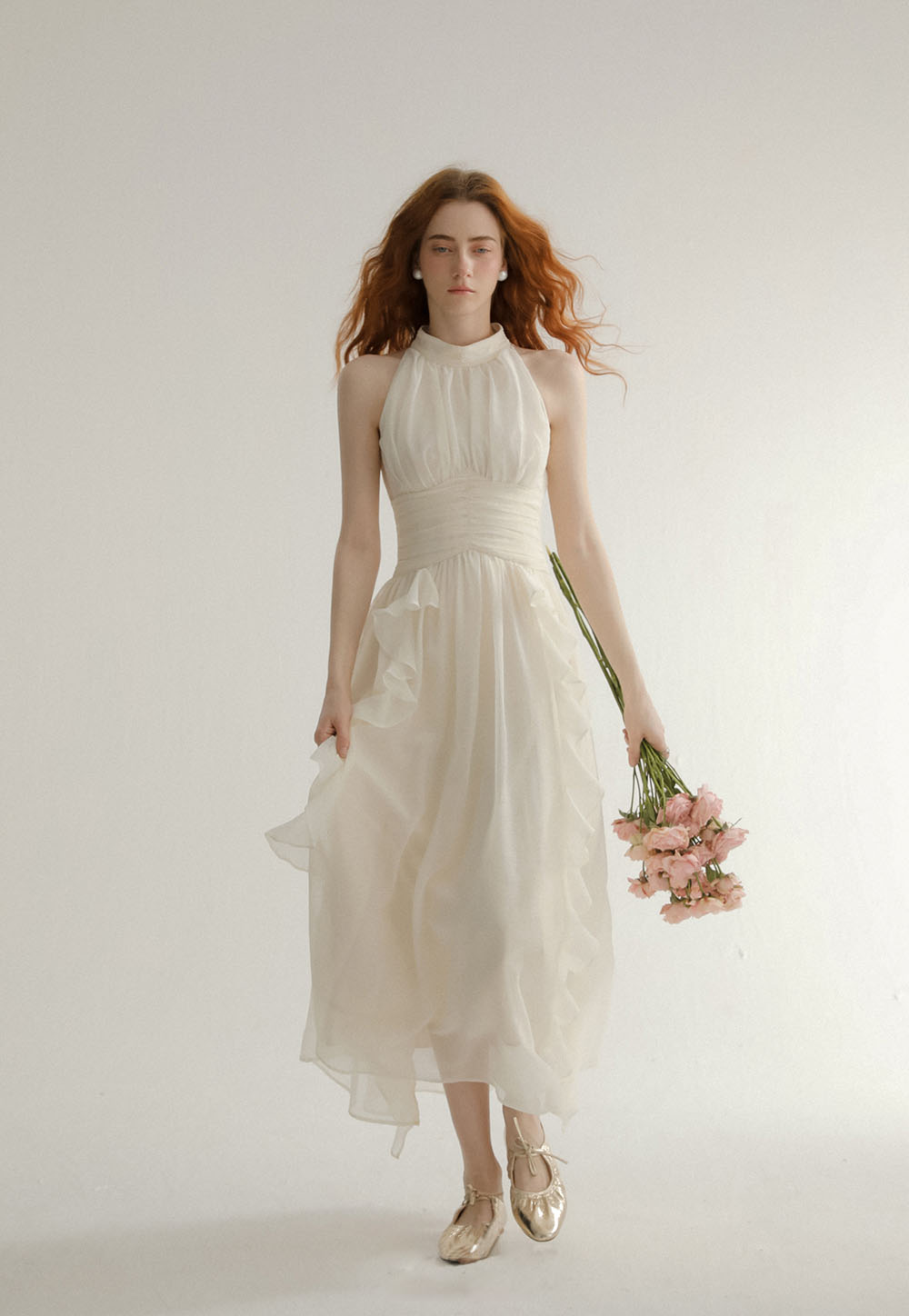 Lena Dress - Đầm Thiết Kế Sát Nách - VH93